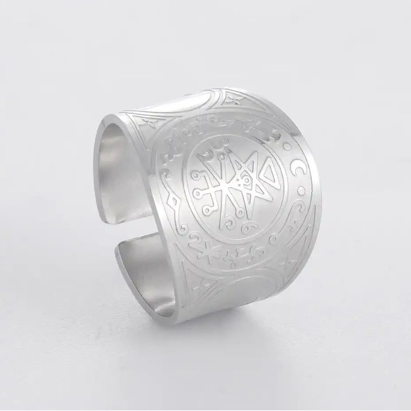 Jewelry | Lilith Ring New Unisex Jewelry Silver Sigil Protection ...